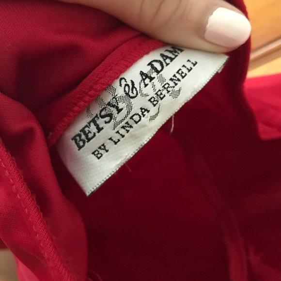 Betsy & Adam | Dresses | Betsy Adam Red Prom Dress | Poshmark